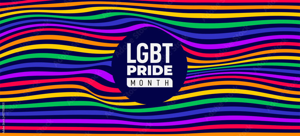 LGBTQ gay pride flag background. 2023 LGBT pride design flag rainbow ...