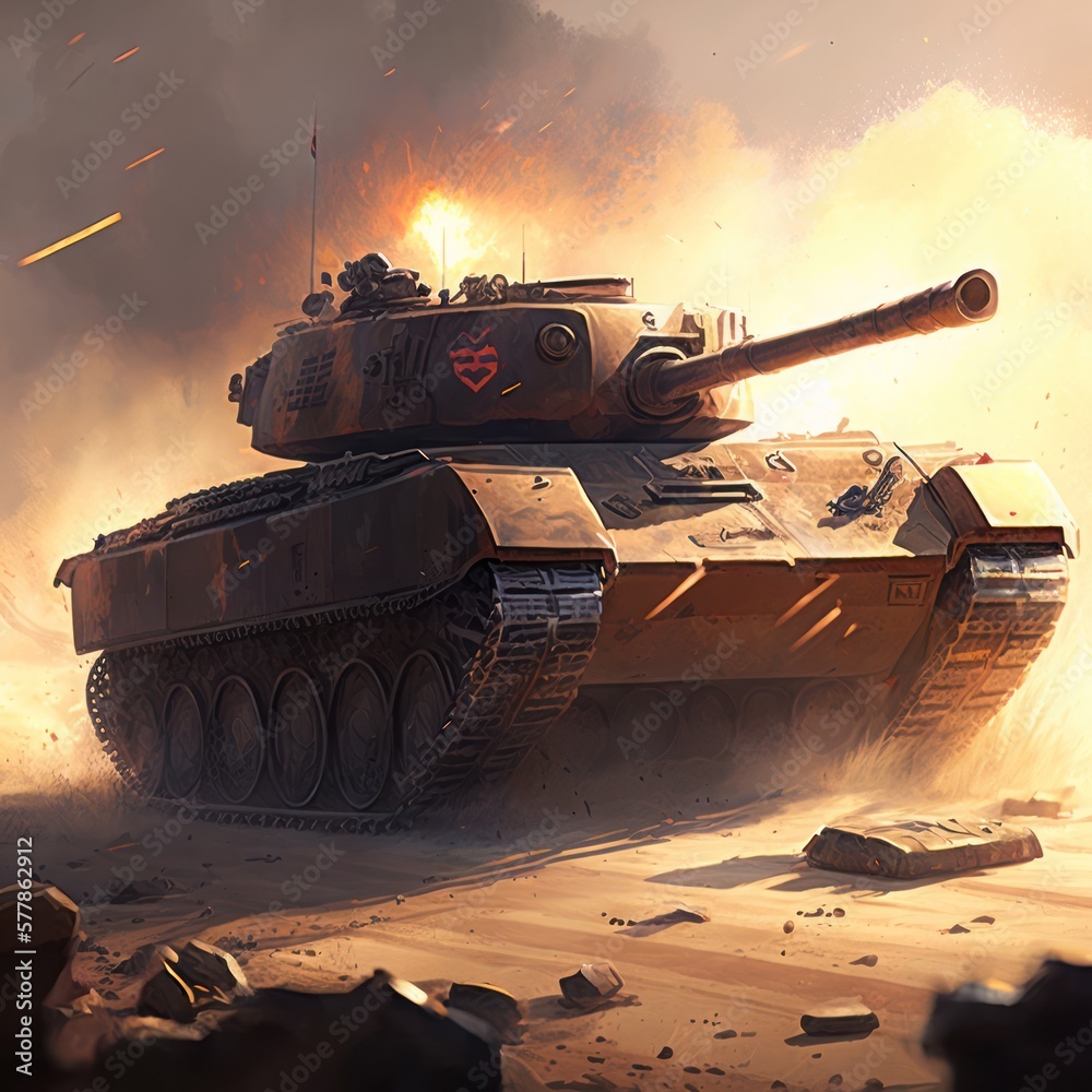 Tank Game Art Stock Illustration | Adobe Stock