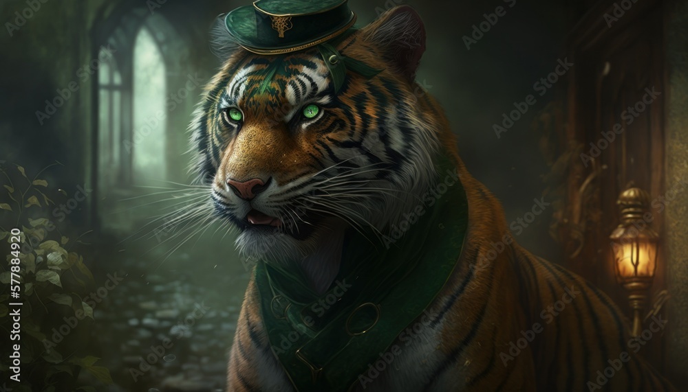 Beautiful Saint Patrick's Day Parade Celebrating Cute Creatures and ...