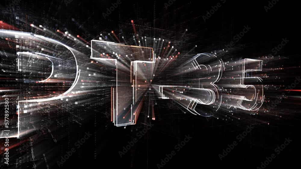 4k GPT-3.5 animated word tag cloud,Natural language processing,text design animation.The Matrix ...