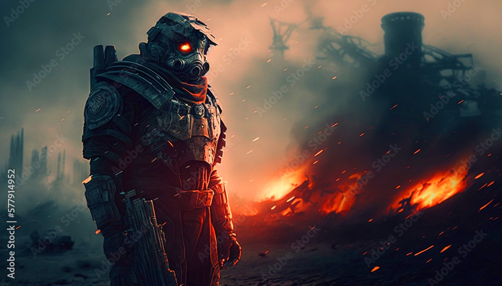 Zero Joel large amount of sci-fi Soldiers gunfighting in a cube hd ...