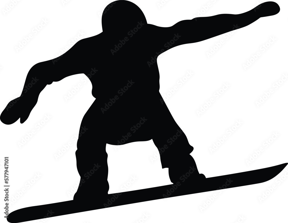black silhouette snowboarder jump and flight snowboarding world cup ...