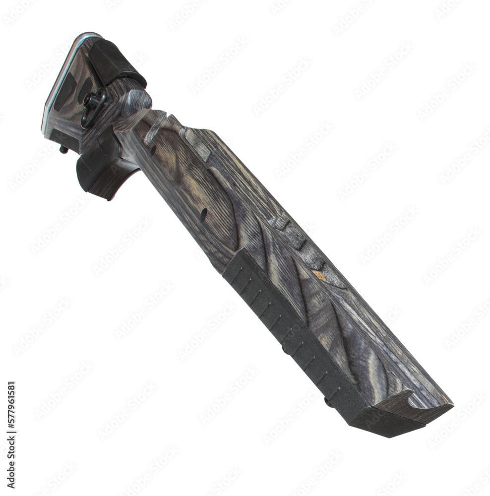 Upgraded rifle stock for a bolt action Stock Photo | Adobe Stock