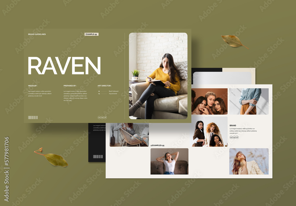 Brand Guidelines Stock Template | Adobe Stock