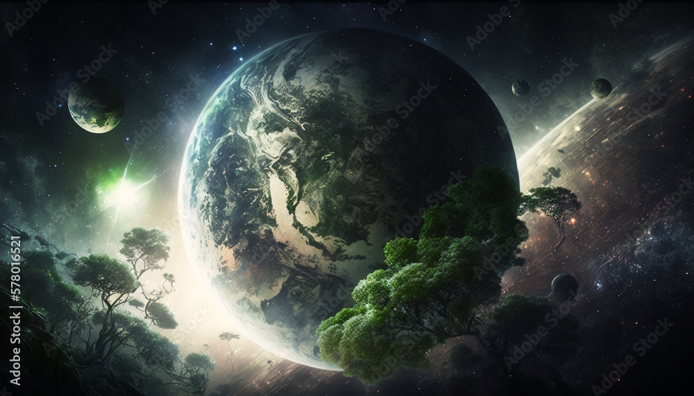 Building a Sustainable Future for Our Planet. Earth Day Concept ...