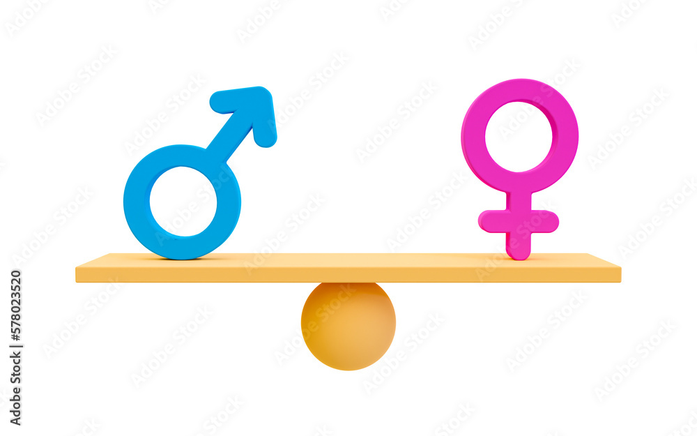 3d minimal gender equality. The stopping gender discrimination concept ...