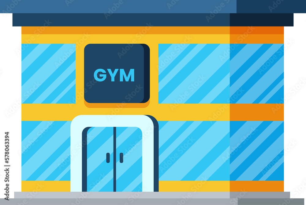 The dome-roofed building has a glass window on the second-floor gym ...