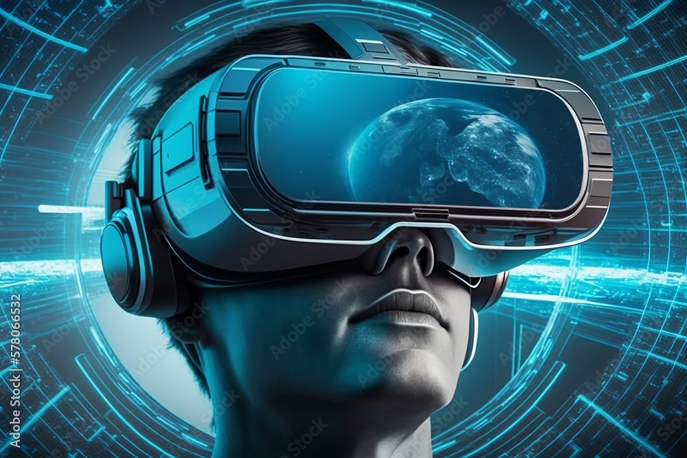 Experience the future with VR and AR technology, as people immerse ...