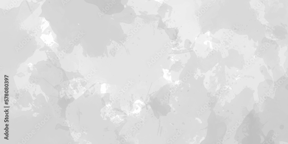 silver ink effect grunge black and white brush painted watercolor ...