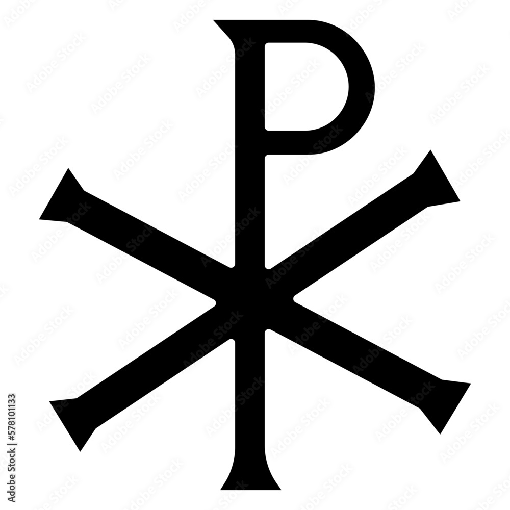 Chi Rho icon Stock Vector | Adobe Stock
