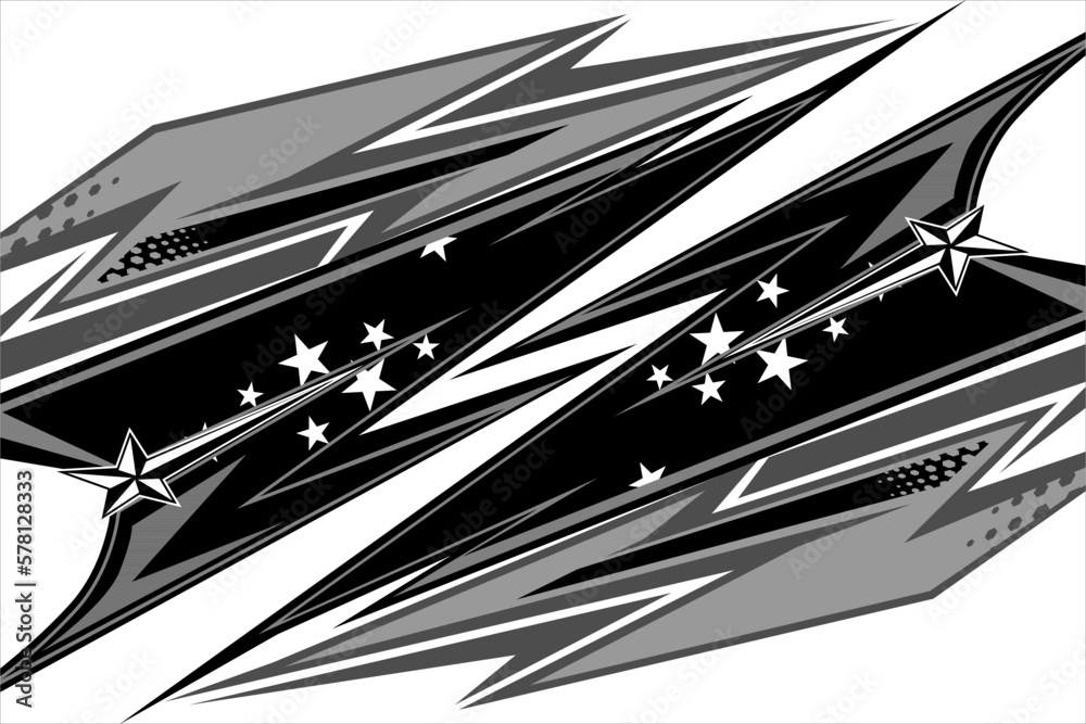 Design vector racing background with a unique pattern of lines and ...