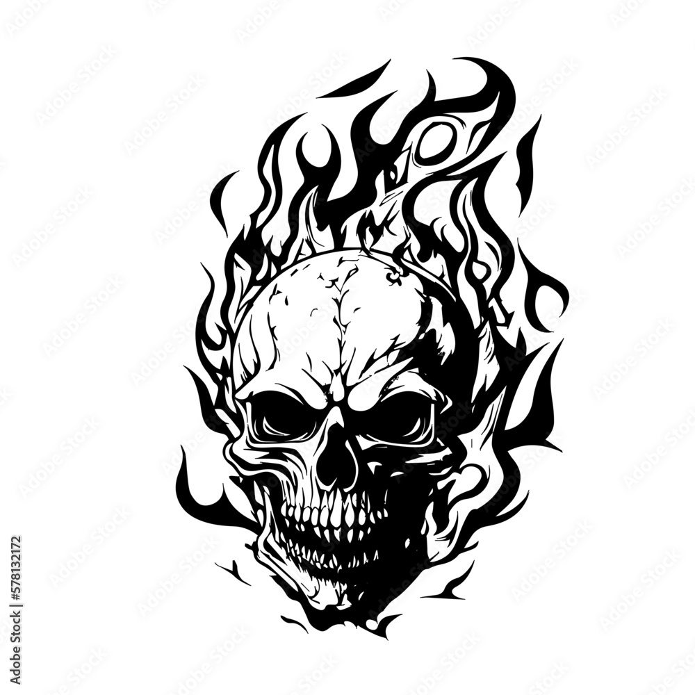 skull vector svg Stock Vector | Adobe Stock