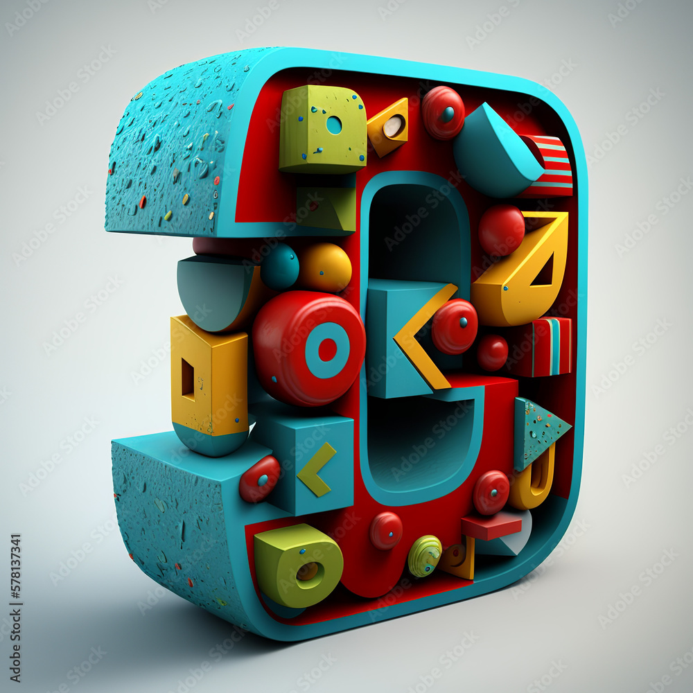 alphabet, 3d, colorful, abc, word, text, symbol, school, fridge magnets ...