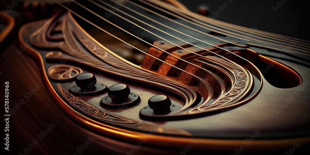 macro image of musical instrument, concept of Close-up and Detail ...