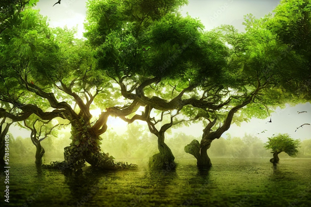 Tree of Knowledge, representing the power of sustainable education and ...