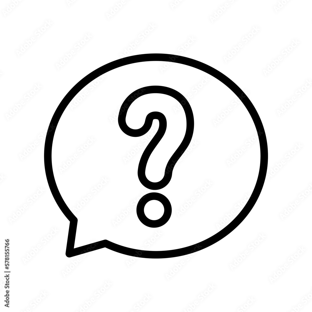 Icono de burbuja de mensaje con signo de pregunta. Interrogante ... Icono de burbuja de mensaje con signo de pregunta. Interrogante ...