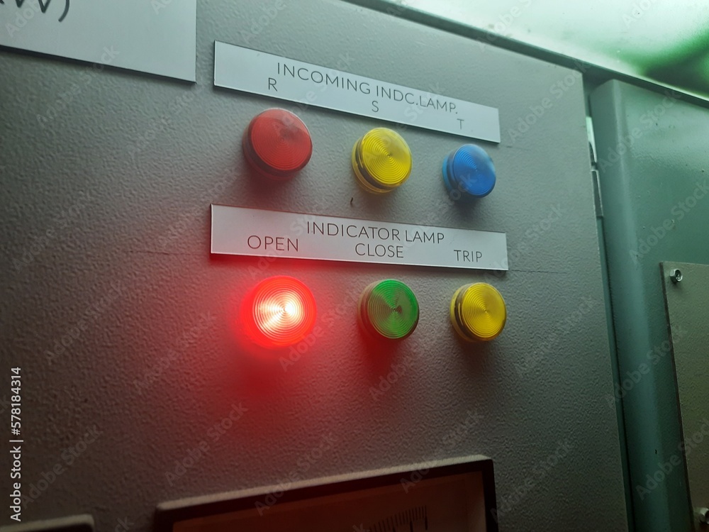 Electrical Panel Instrument Control System With PLC Travo and Status ...