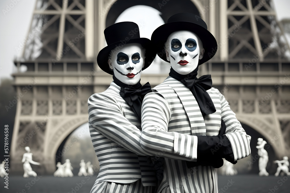 Why Do Mimes Wear Black And White at Abel Roque blog