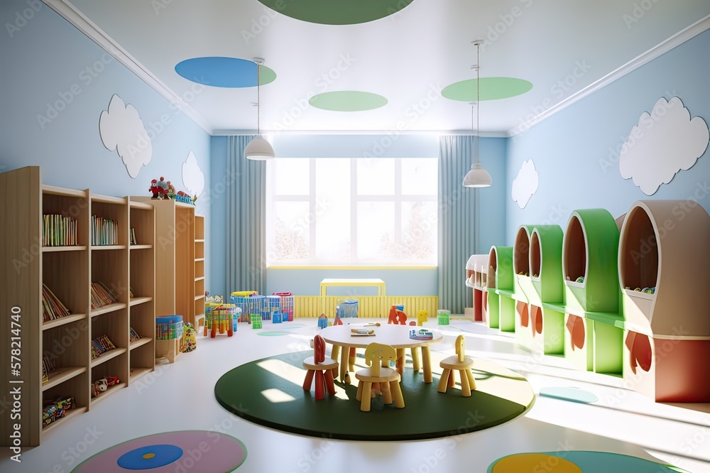 Modern Kindergarten Classroom Design