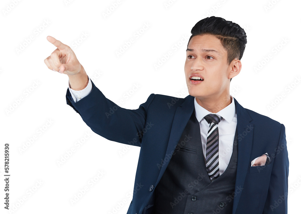 A corporate employee displaying hand gestures, indicating their ...