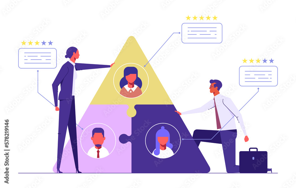 Personnel management concept, Business recruitment and employee ...