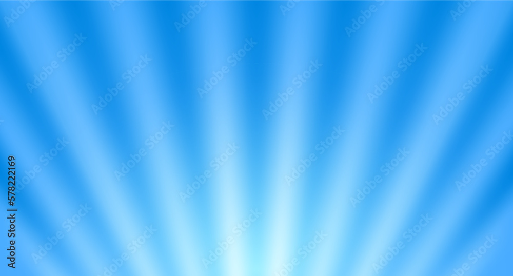Abstract blue background rays of light from below. Backgrounds for ...