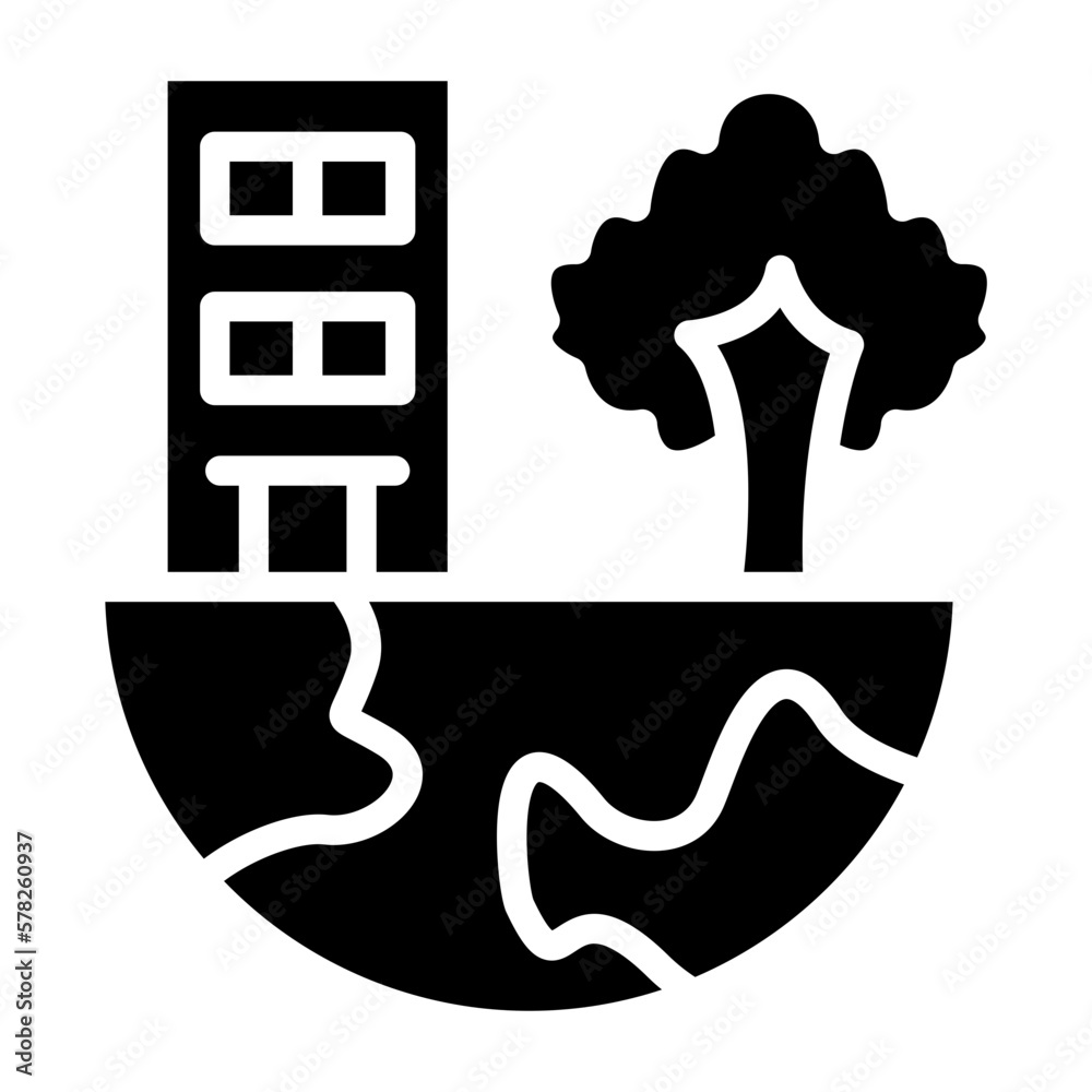 Vector Design Biosphere Icon Style Stock Vector | Adobe Stock