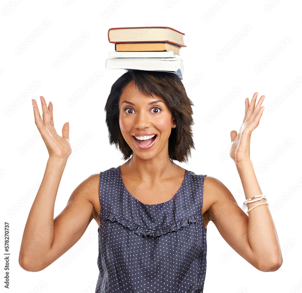 A diligent African woman is displaying exceptional balance and poise by ...