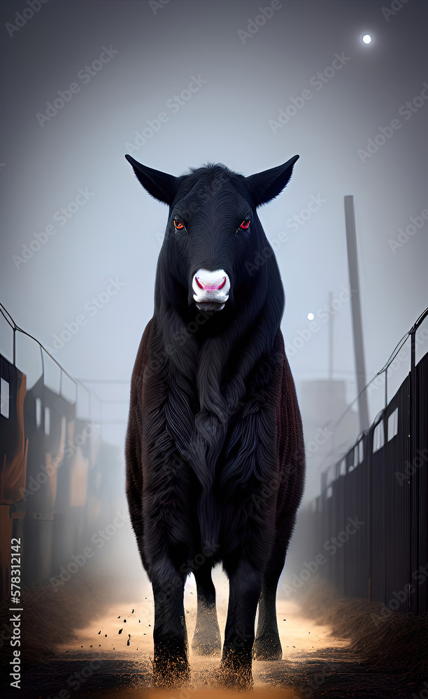 The Pious Ram: A Sacred Qurban Animal in Islamic Traditions made with ...