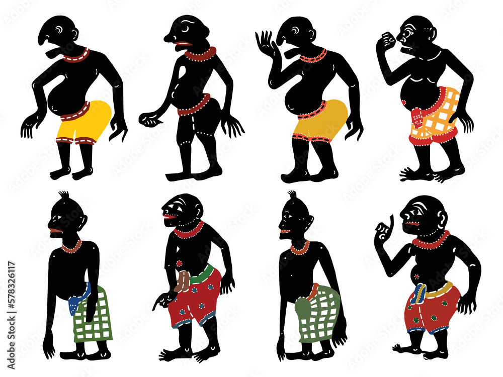 Shadow Puppet Thai Traditional Culture Stock Illustration | Adobe Stock