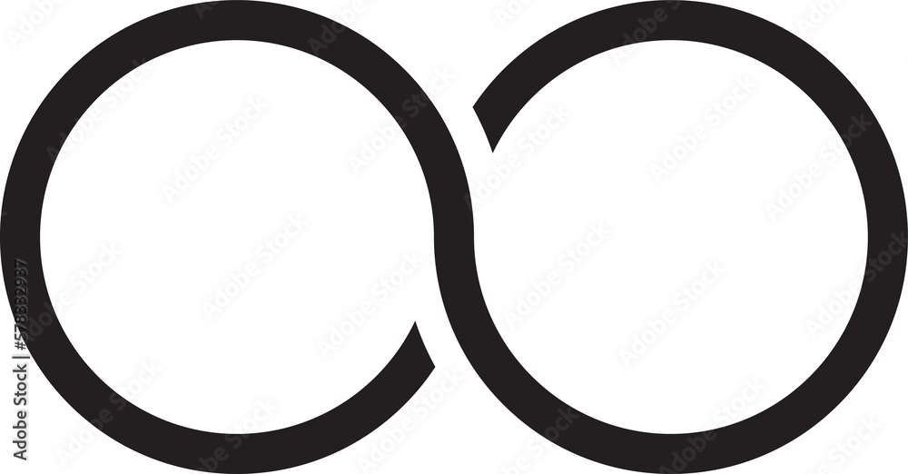 Infinity symbol clip art Stock Illustration | Adobe Stock