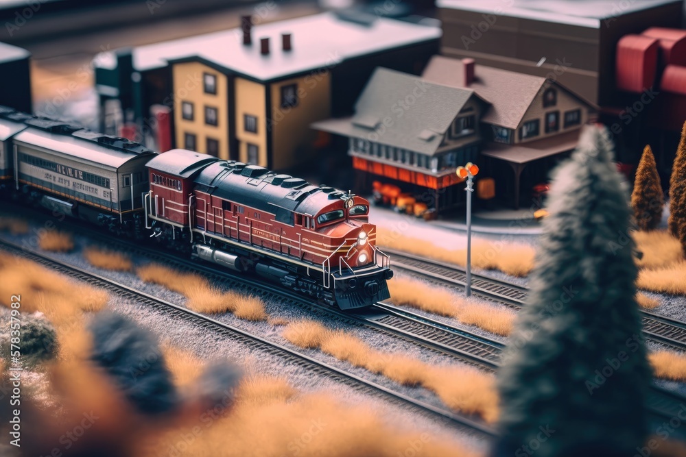 Miniature world on display model train set brings railroad history to ...