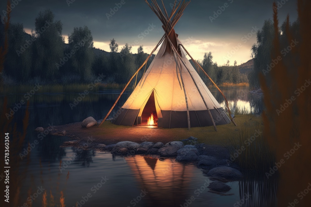 Traditional native american teepee - embracing the history and culture ...