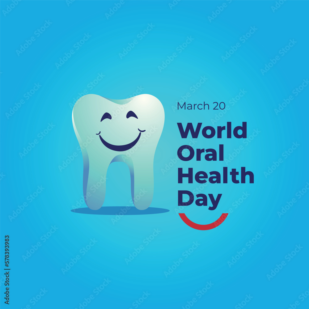 Vector Graphic Of World Oral Health Day Good For World Oral Health Day
