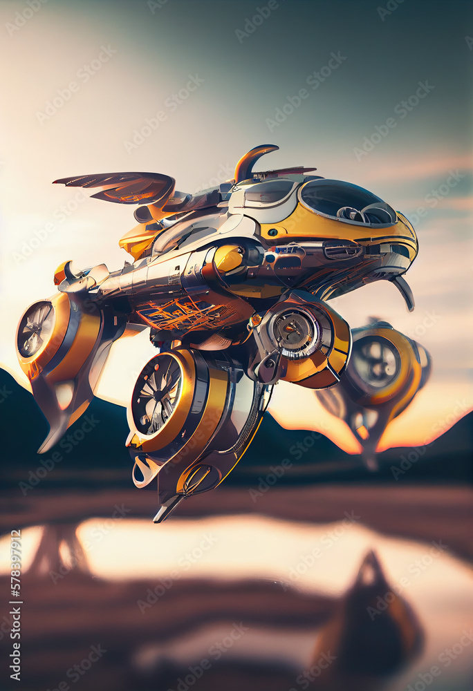 Futuristic Flying Machines