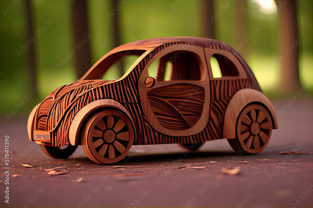 carbon-neutral car made from wood is an interesting concept that ...
