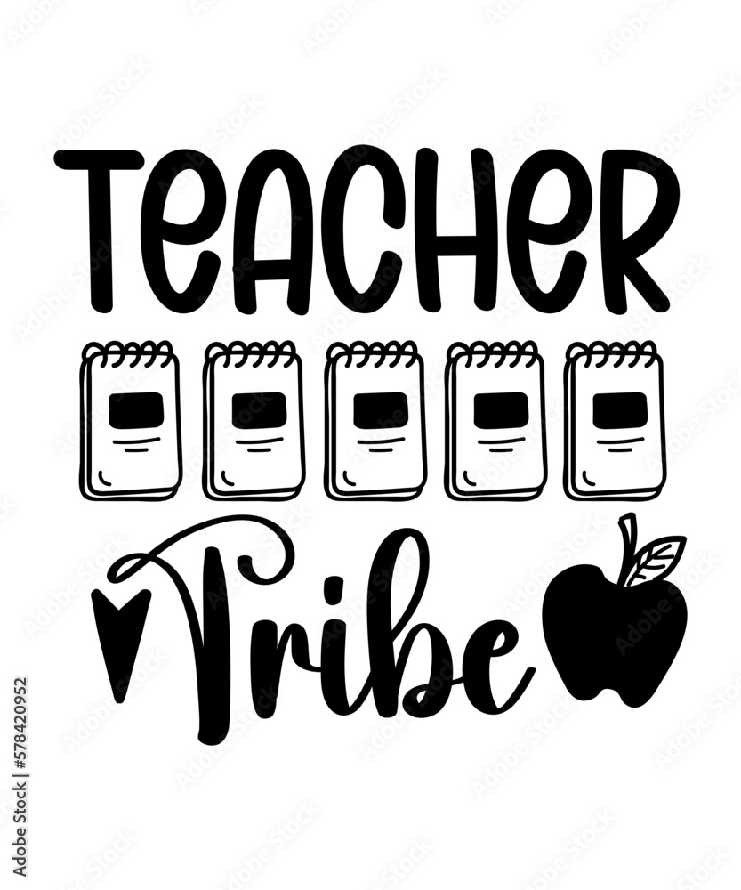 Vecteur Stock teacher svg,back to ,school svg back to school svg bundle ...
