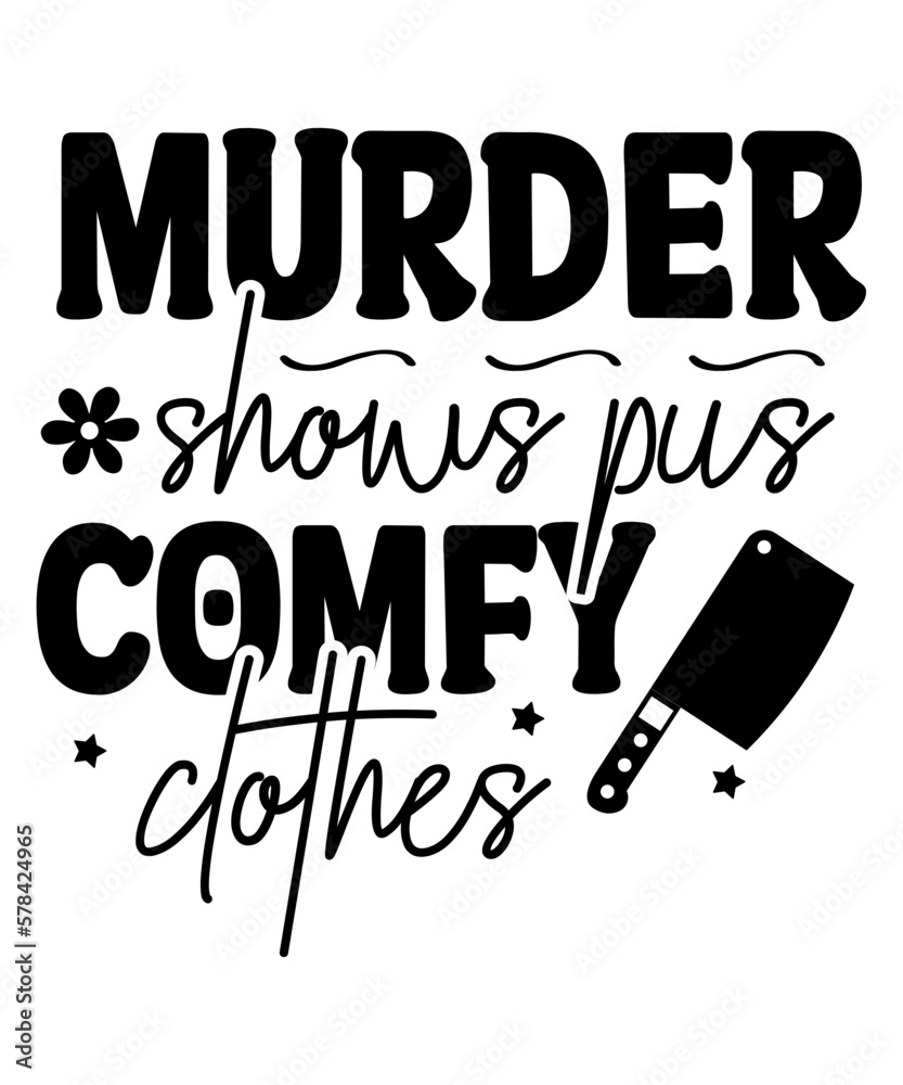 Vecteur Stock True Crime SVG bundle, True crime junkie svg, Crime Show ...
