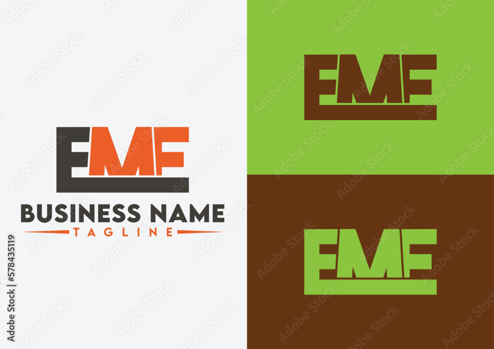 Letter EME logo design, EME letter logo Stock Vector | Adobe Stock