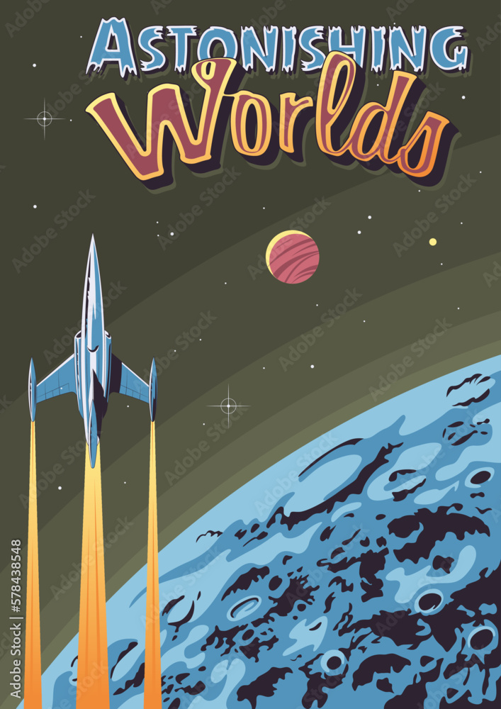 Retro Space Poster