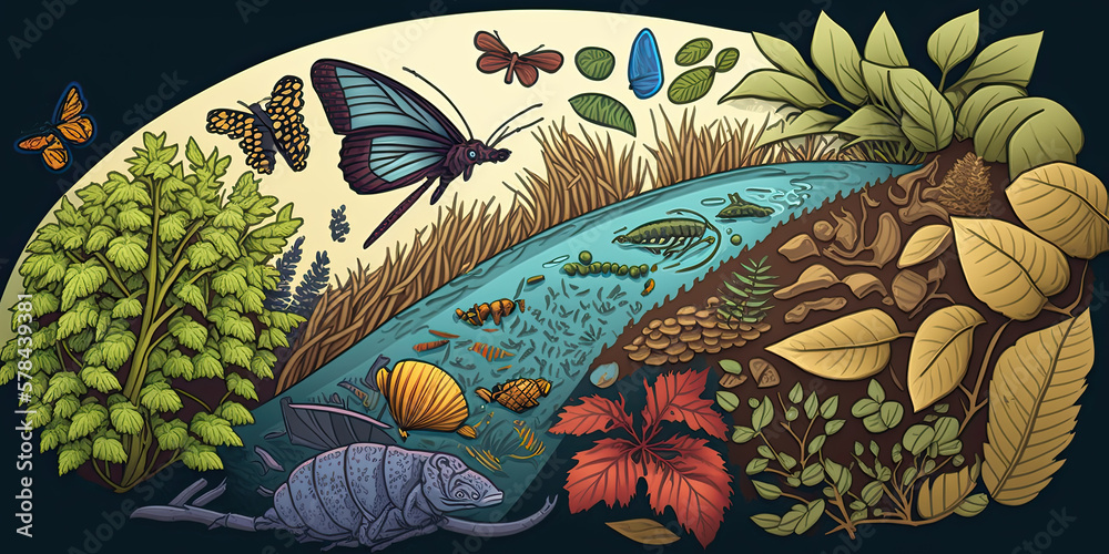 An illustration of a tree with diverse leaves, representing the ...