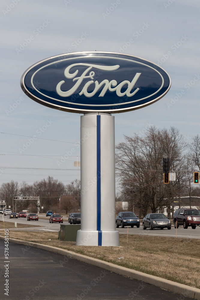 Ford Motor Company logo. Ford manufactures the Mustang, Escape ...