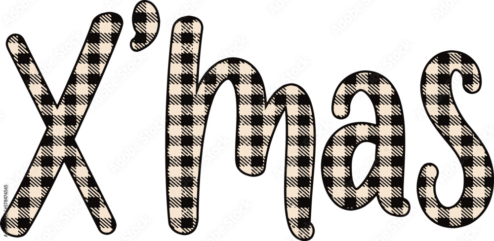 X'mas. Christmas calligraphy. Hand drawn lettering phrase, Calligraphy ...