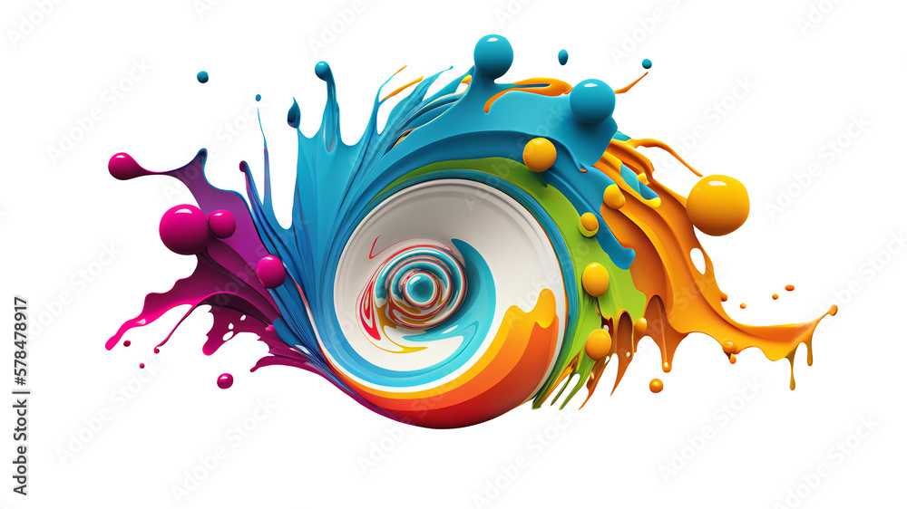 Liquid Color design background, Gradient colorful abstract swirl ...