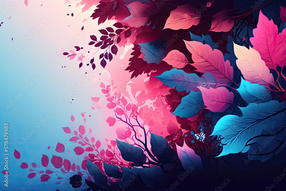 Blue and Pink Wallpaper - Blue and Pink Backgrounds Series - Blue and ...