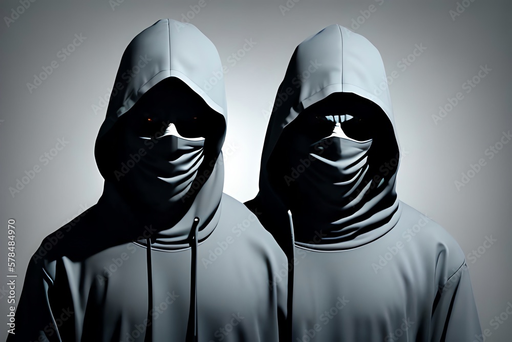 Ghost Hacker Criminal Scary Hood Anonymous Creepy Devil Danger Silhouette Shadow Black Face Fear ...