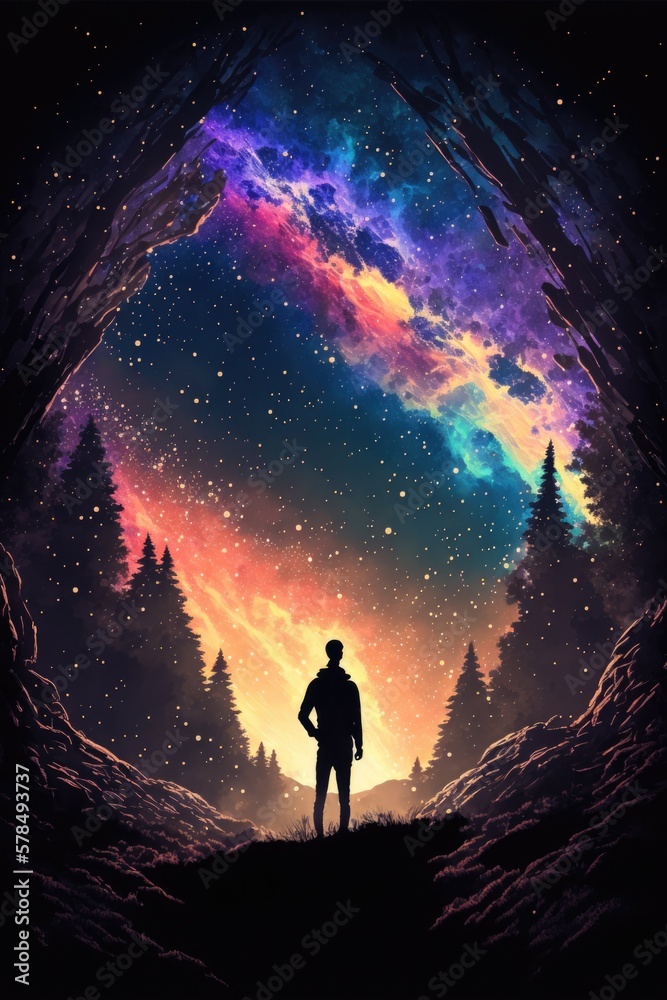 Awe-Inspiring Universe with a Vibrant Spectrum of Colors and Cosmic ...