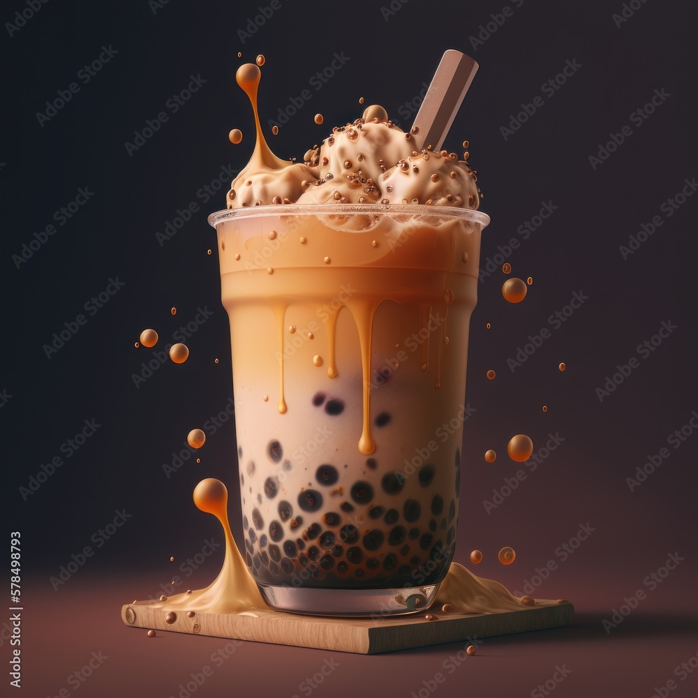 Taiwanese bubble tea, flavored milk tea, refreshing tapioca pearls, fun ...