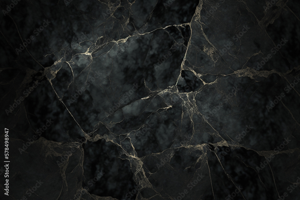 Marble background in dark tones and lighter veins. AI generated image ...