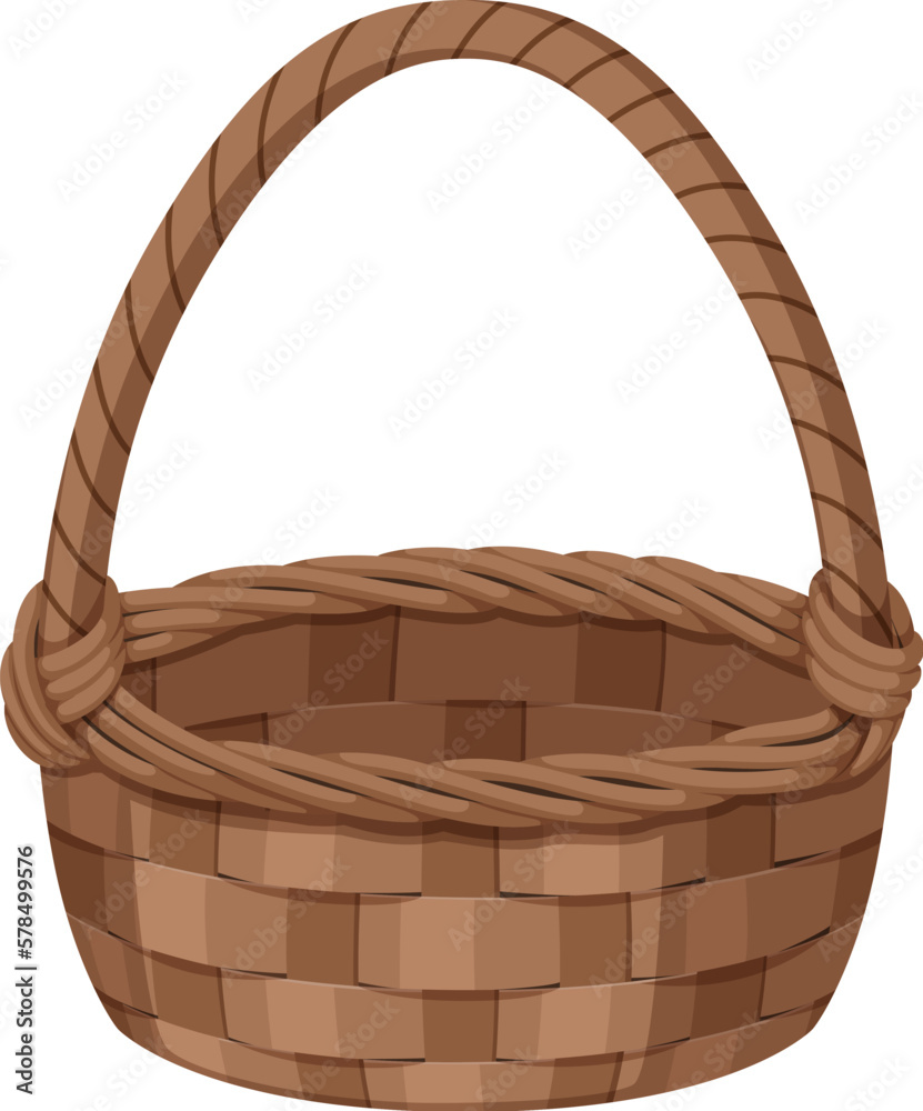Cartoon Empty Basket